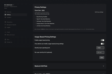 Dashboard | Cursor Docs