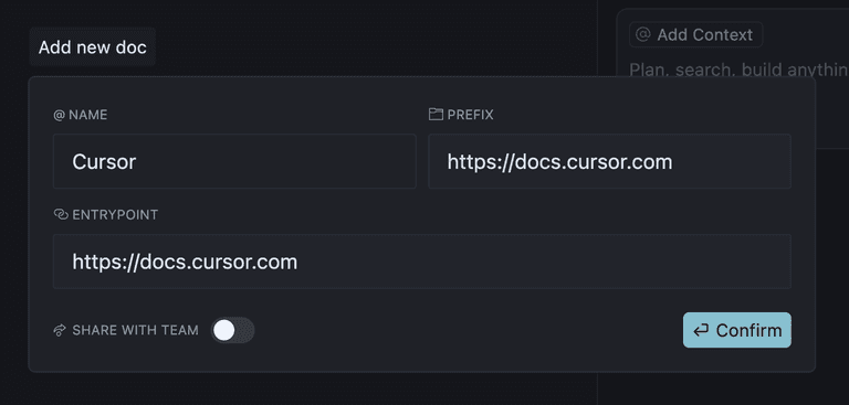 @ Mentions | Cursor Docs