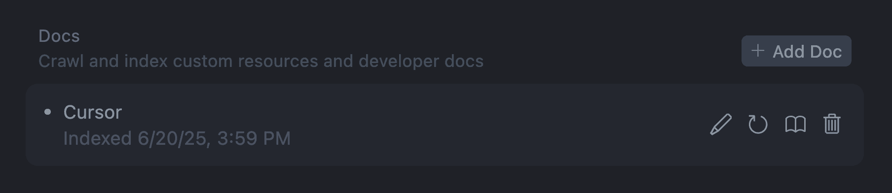 @ Mentions | Cursor Docs