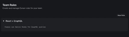 Rules | Cursor Docs