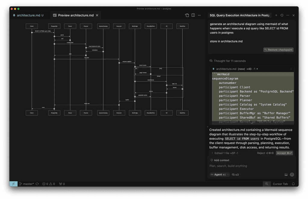 Mermaid Diagrams | Cursor Docs