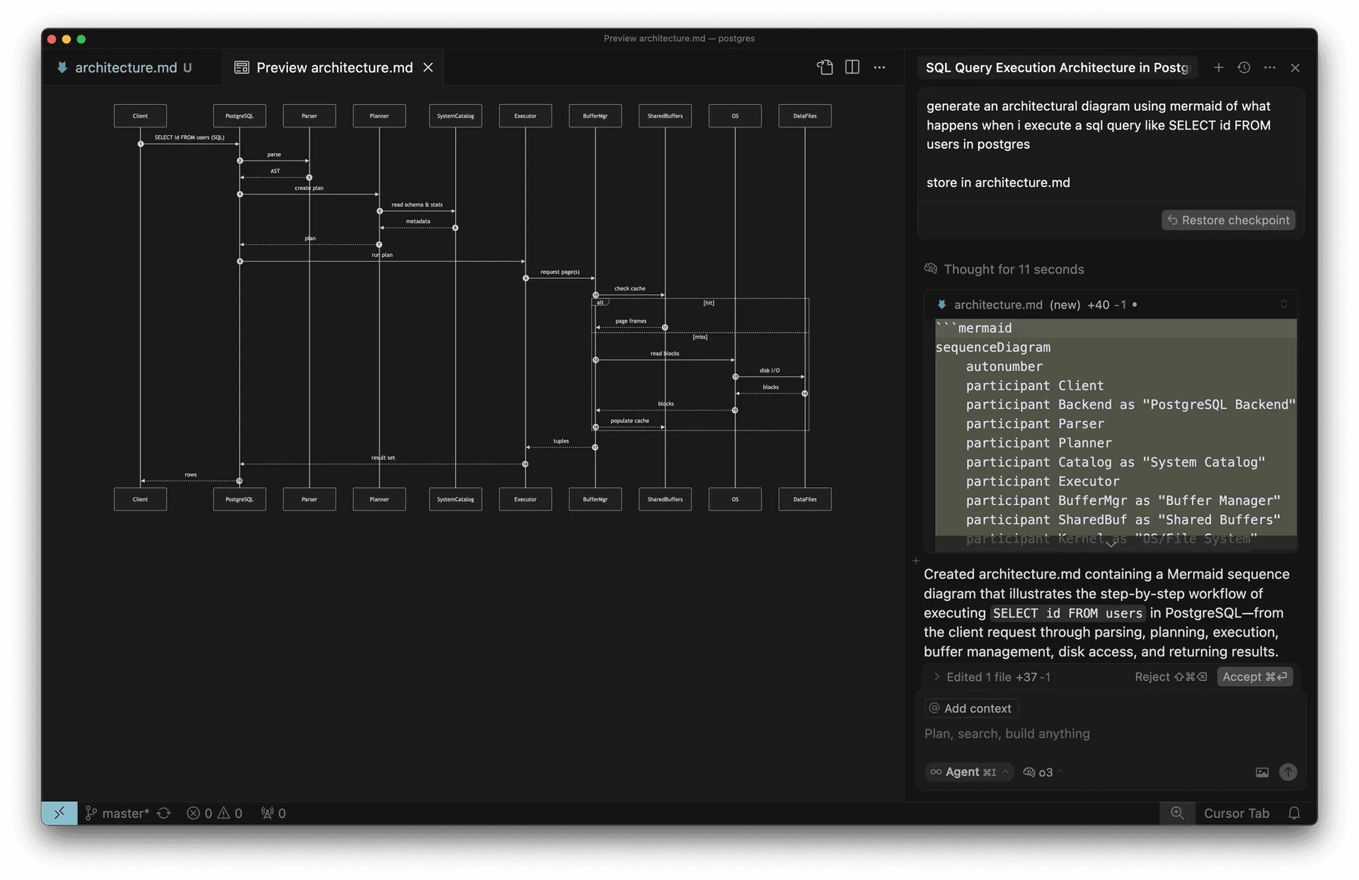 Mermaid Diagrams | Cursor Docs