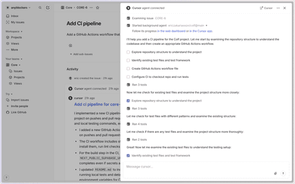 Linear | Cursor Docs