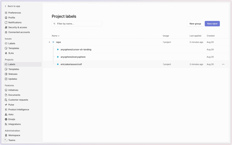 Linear | Cursor Docs