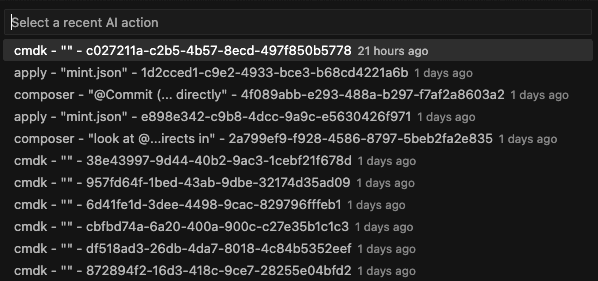 Getting a Request ID | Cursor Docs