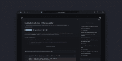 Web & Mobile | Cursor Docs