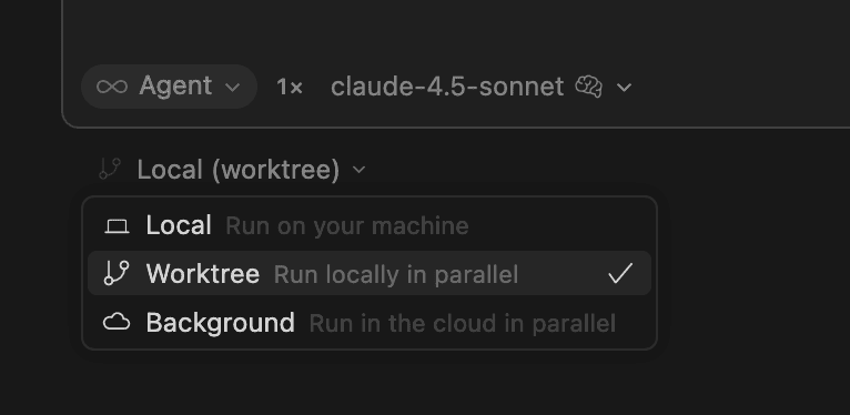Parallel Agents | Cursor Docs