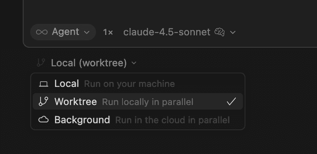 Parallel Agents | Cursor Docs